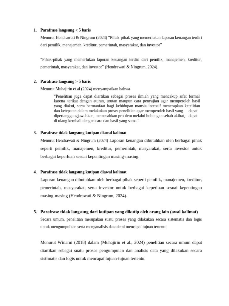LATIHAN MENDELEY | PDF
