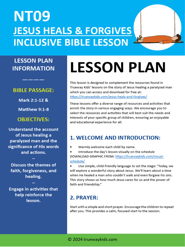 NT09 Jesus Heals and Forgives | PDF | Copyright | Jesus