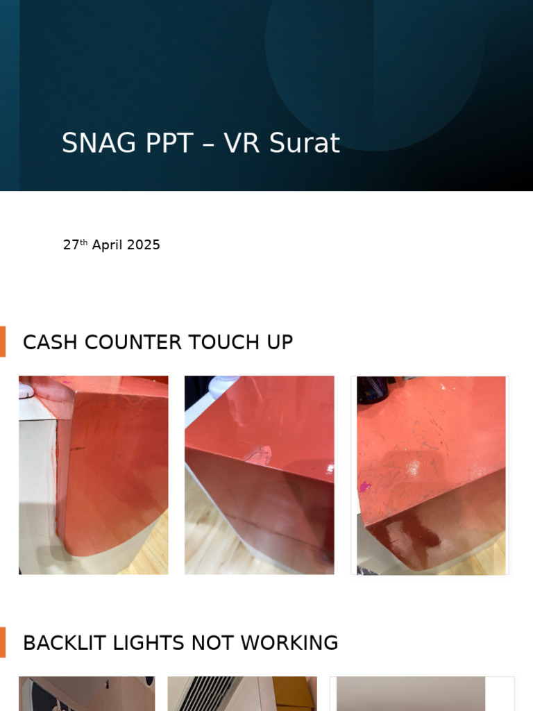 Snag PPT - VR Surat | PDF