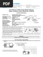 HLK-LD1020 Radar Module Datasheet | PDF | Radar | Power Supply