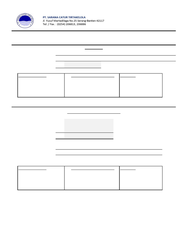 Form - Pengajuan Uang Muka - SCTK - LGL | PDF