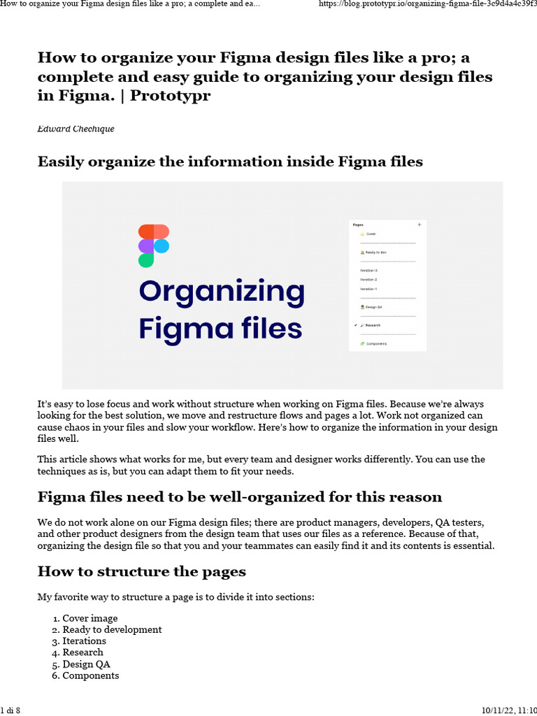 En - How To Organize Your Figma Design Files Like A Pro | PDF ...