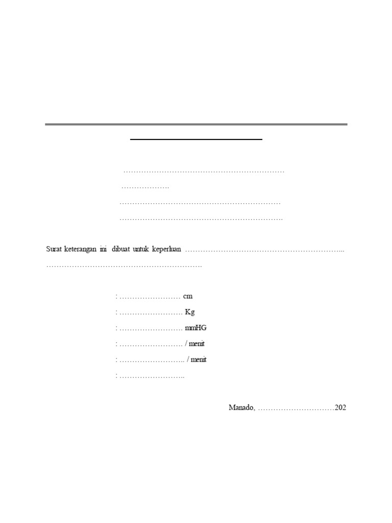 Skbs Praktek Dokter Umum Dr. Indah | PDF