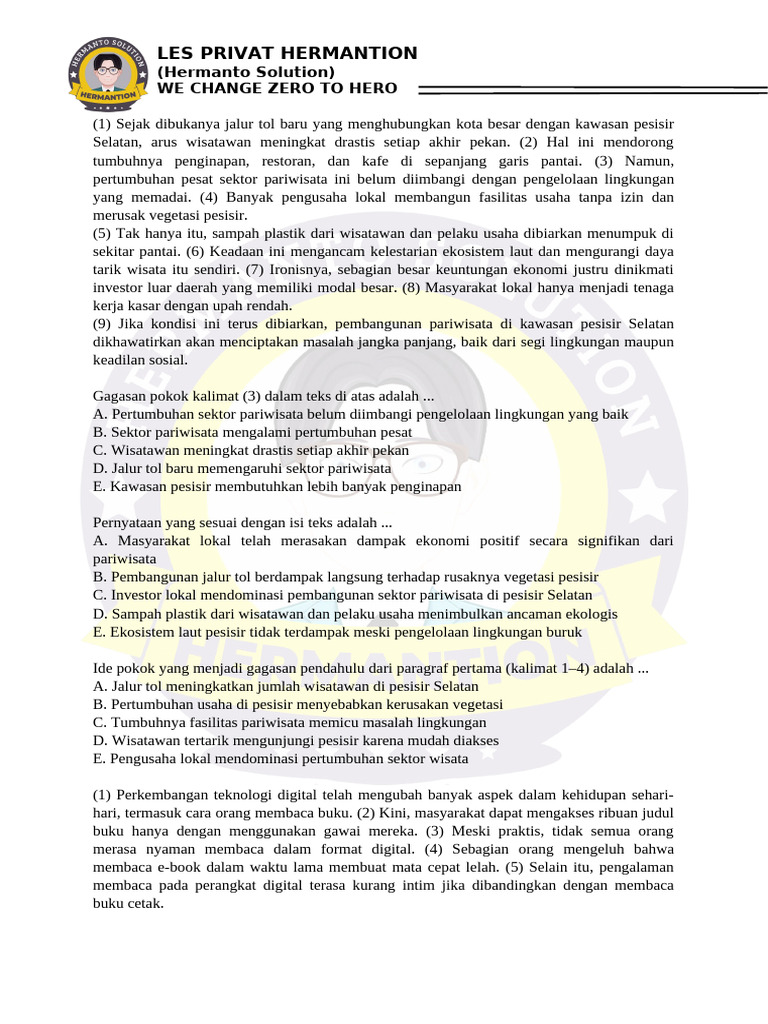 Latihan Simak Ui | PDF