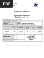 Department of Labour Salary Schedule Form | PDF | Finance & Money ...