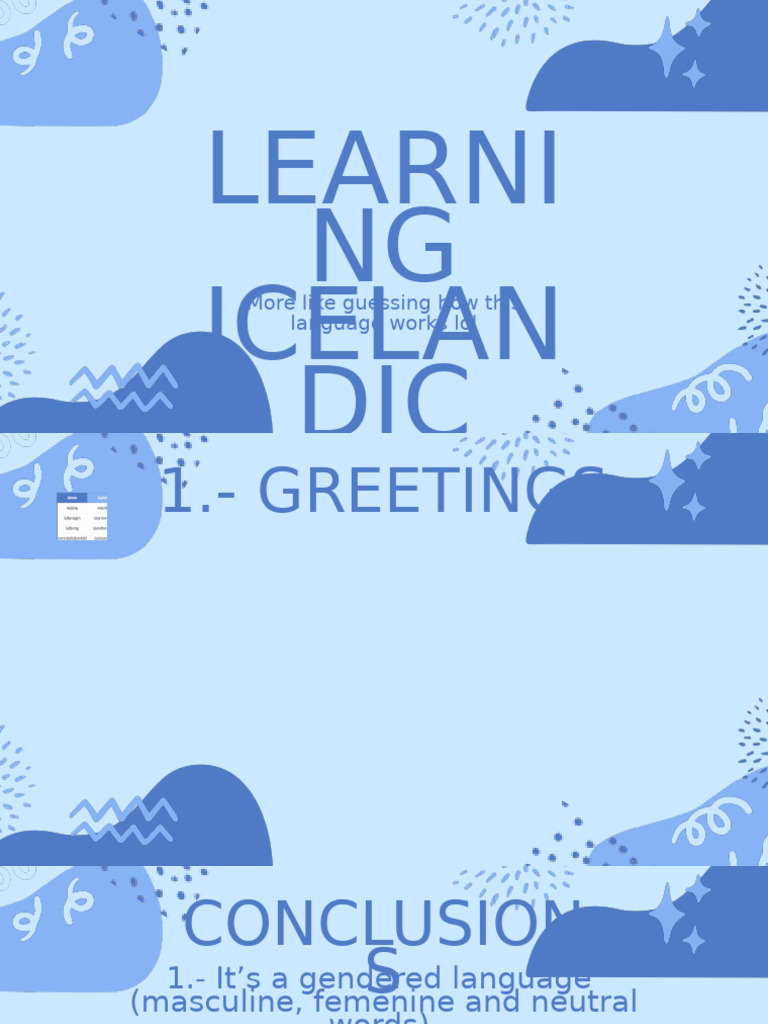 Learning Icelandic | PDF