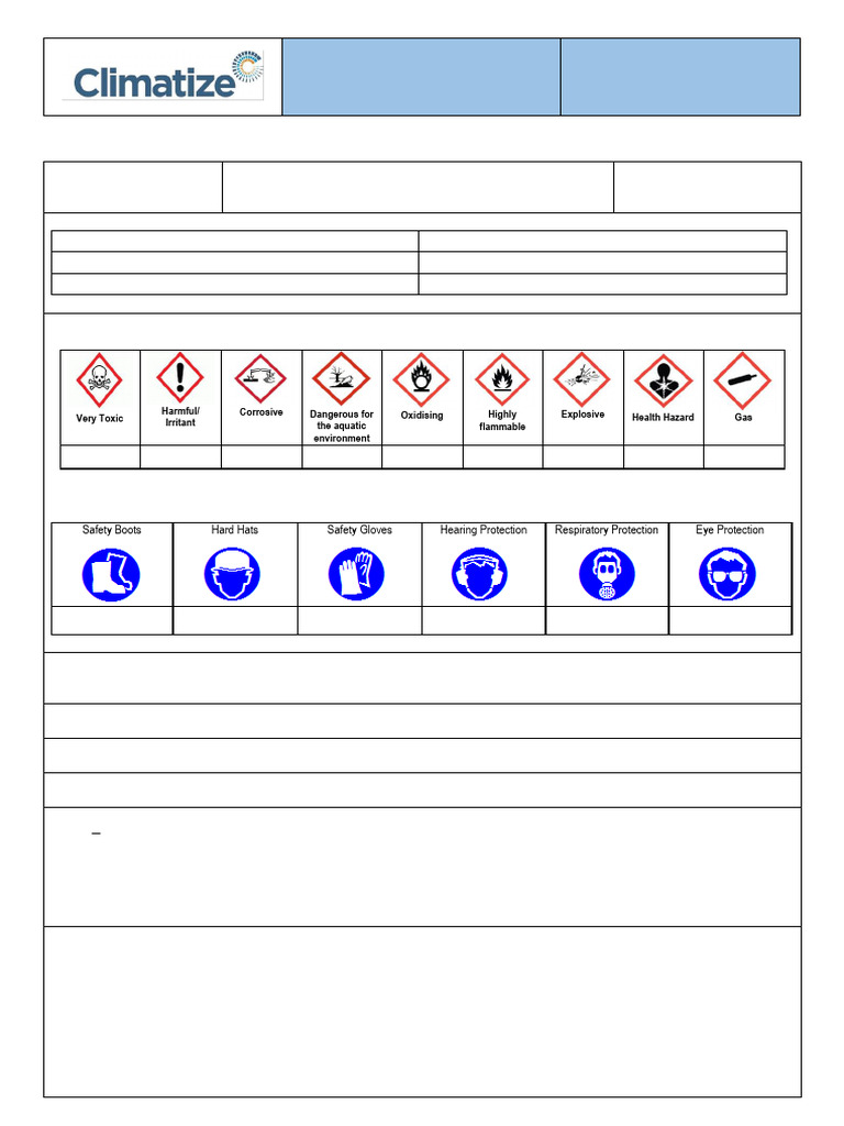 COSHH Assessment for Thistle Plaster | PDF | Personal Protective ...