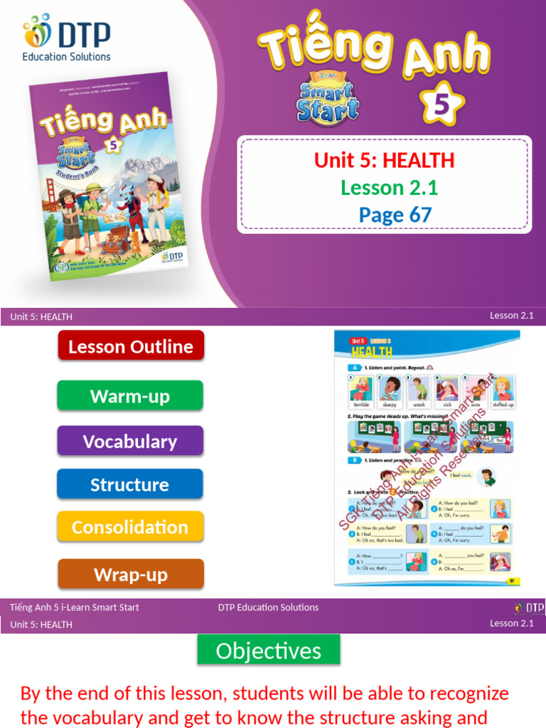 Unit 5 - Lesson 2.1 - Page 67 | PDF | Diseases And Disorders | Medicine