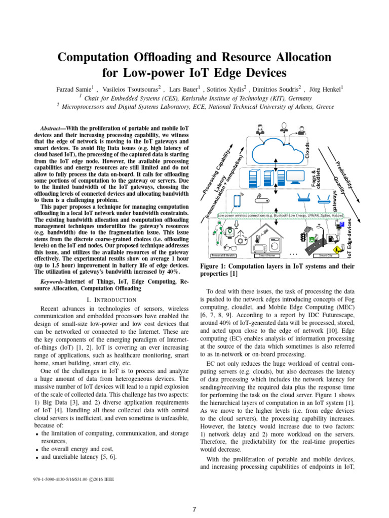 Computation Offloading and Resource Allocation For Low-Power IoT Edge ...