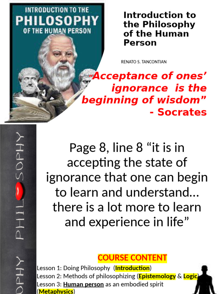 Introduction To The Philosophy of The Human Person25 26 | PDF