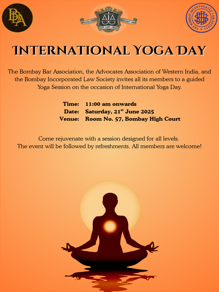 Notice International Yoga Day 1 | PDF