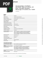 Product Datasheet: Circuit Breaker Compact NS1250N - Micrologic 2.0 ...