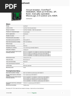 Product Data Sheet: Easypact CVS - CVS630F ETS 2.3 Circuit Breaker ...