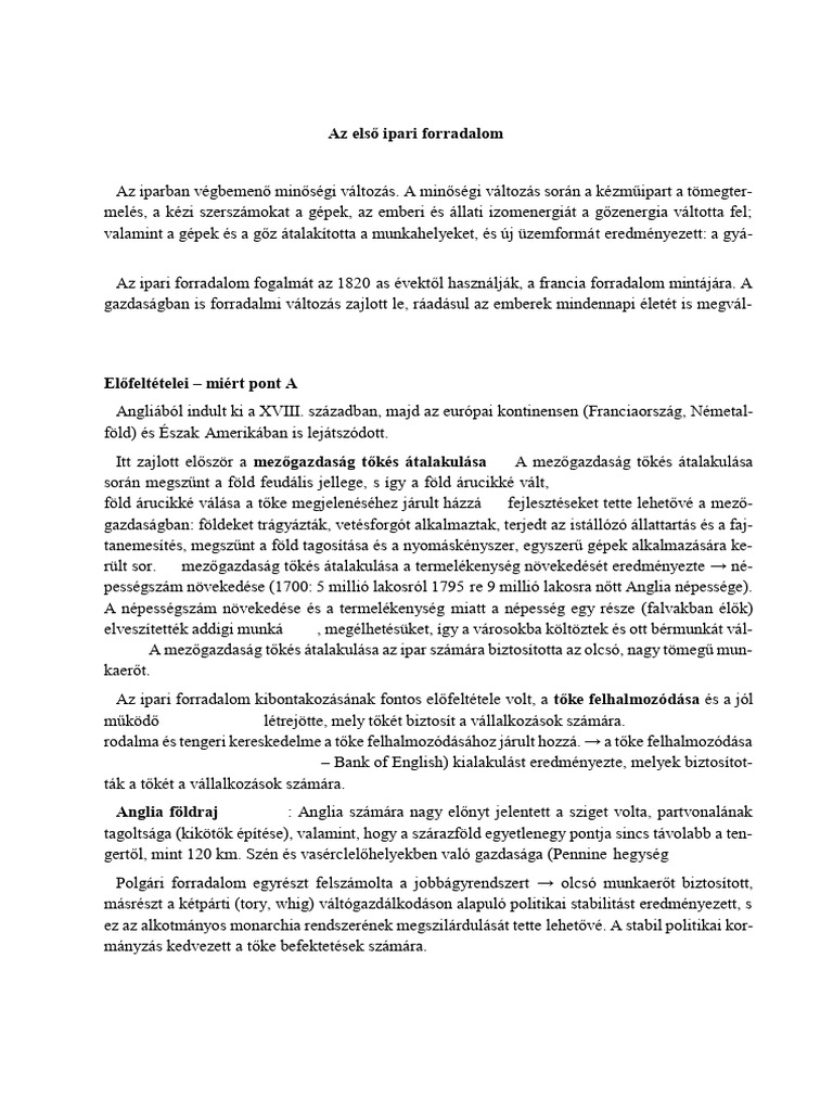 6.4. Az Ipari Forradalmak Kora | PDF