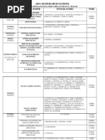 UACE Timetable 2025 | PDF