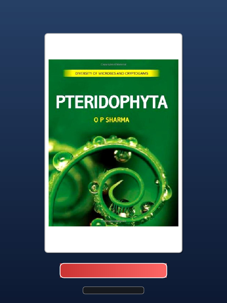 Get Test Bank for Pteridophyta OP Sharma HQ File PDF Download | PDF