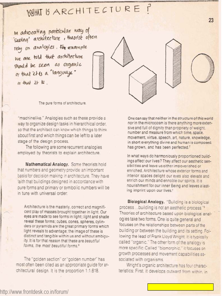 Architectural Analogies Explained | PDF