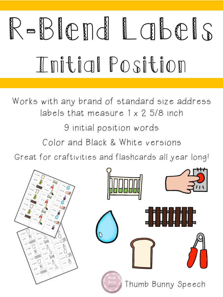 Initial Position: R-Blend Labels | PDF