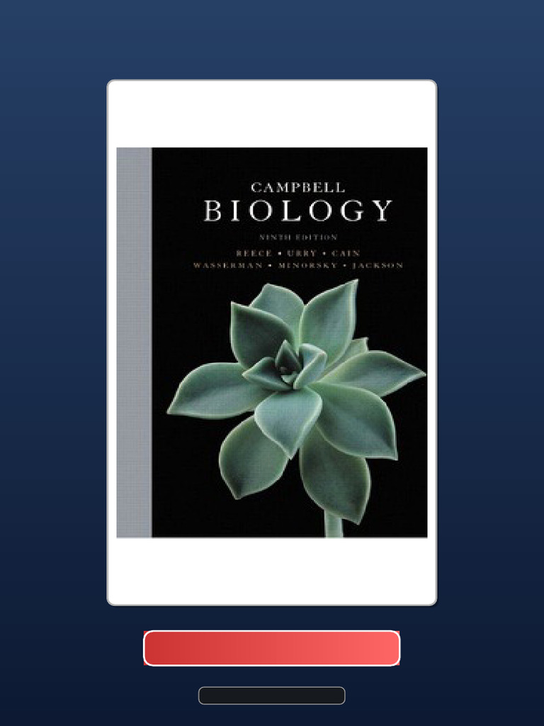 Immediate Access Campbell Biology 9th Edition Verified PDF Download ...