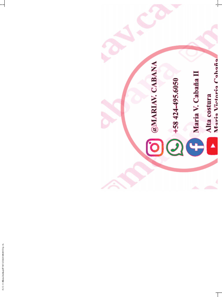 Blusa Zaida Hojas | PDF