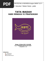 Contoh Votum dan Salam Ibadah | PDF