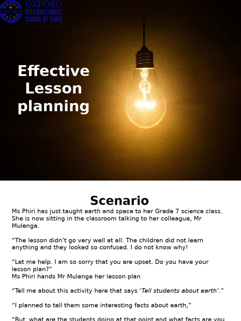 Effective Lesson Planning | PDF | Lesson Plan | Learning Styles