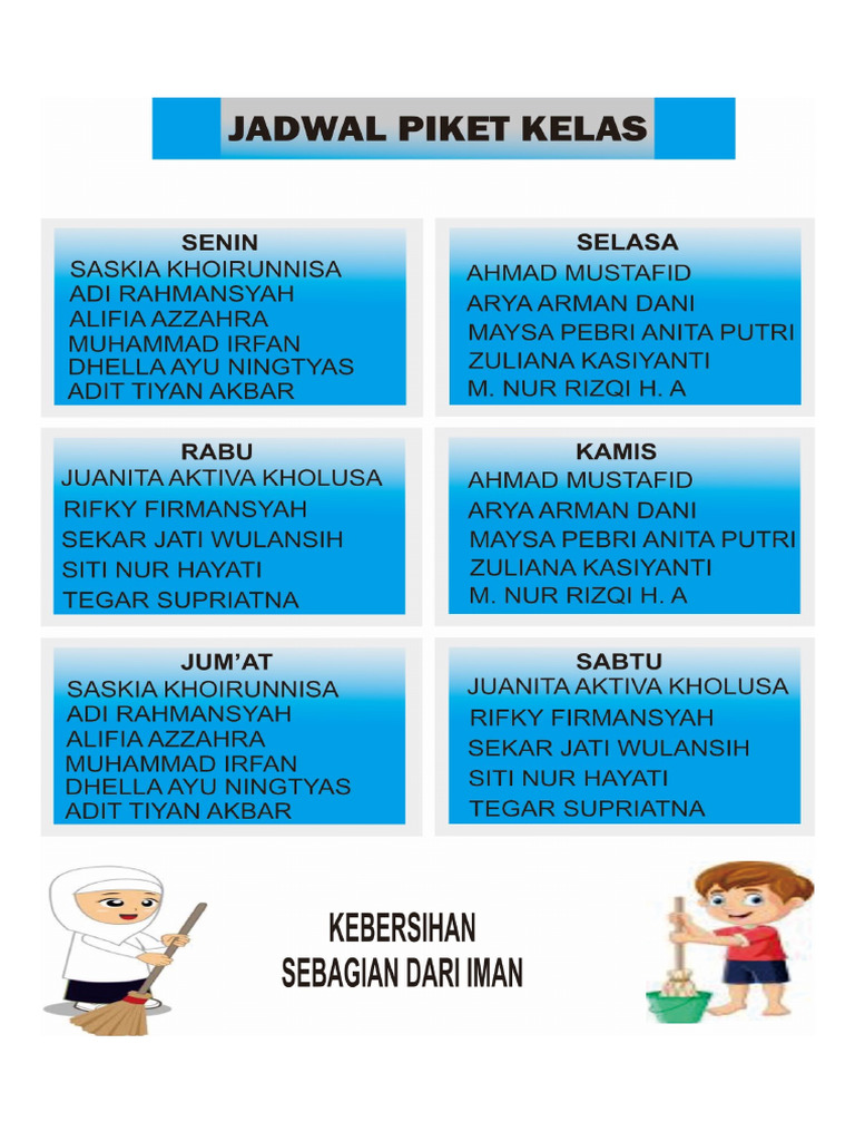JADWAL | PDF