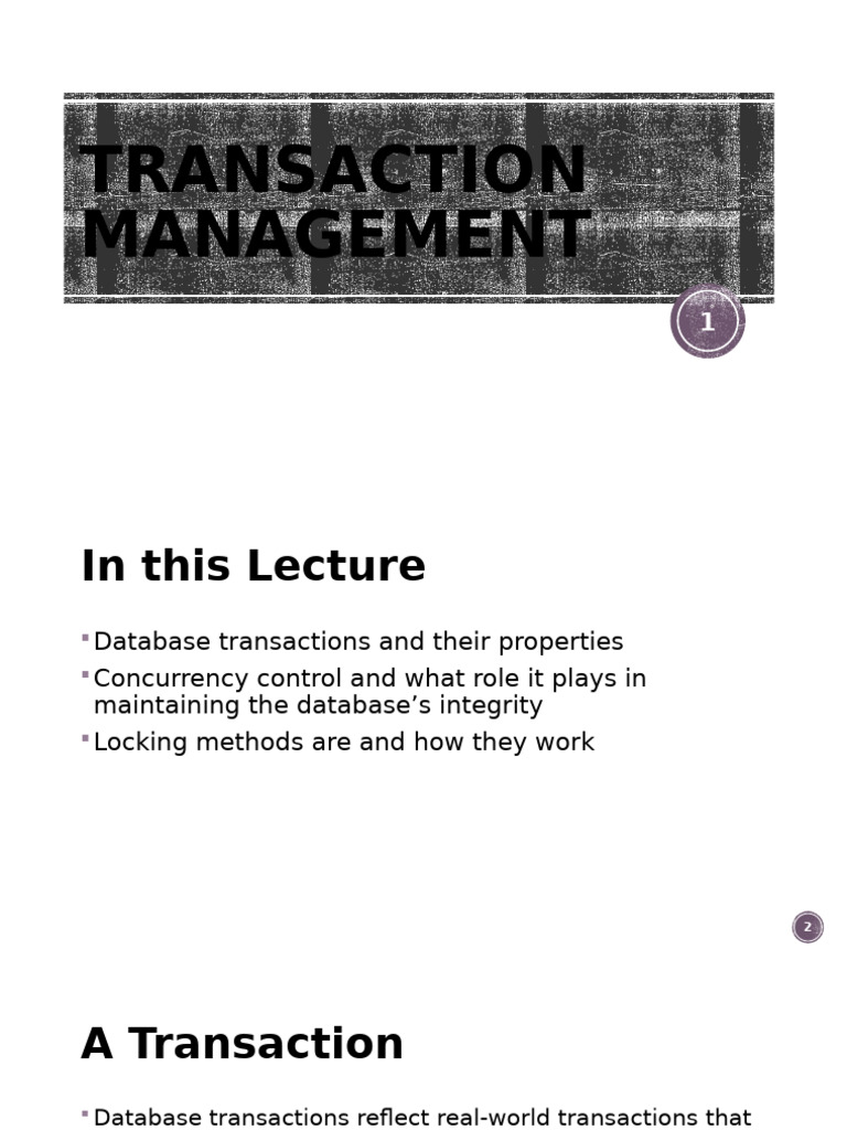 Transaction Management and Concurrency Control | PDF | Database Transaction | Databases