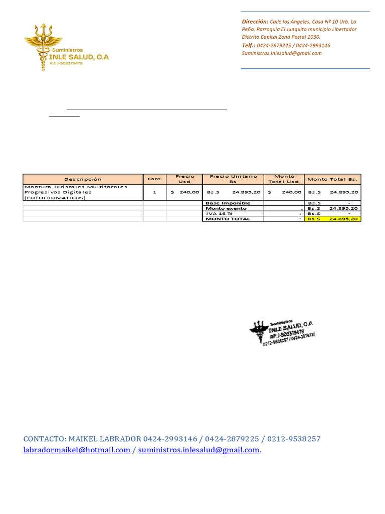 Cotizacion FASMEE 00578 | PDF