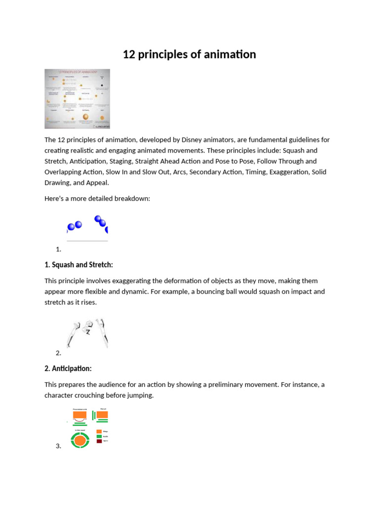 12 Principles of Animation | PDF