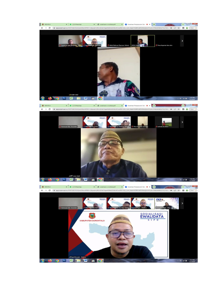 Sosialisasi Walidata | PDF