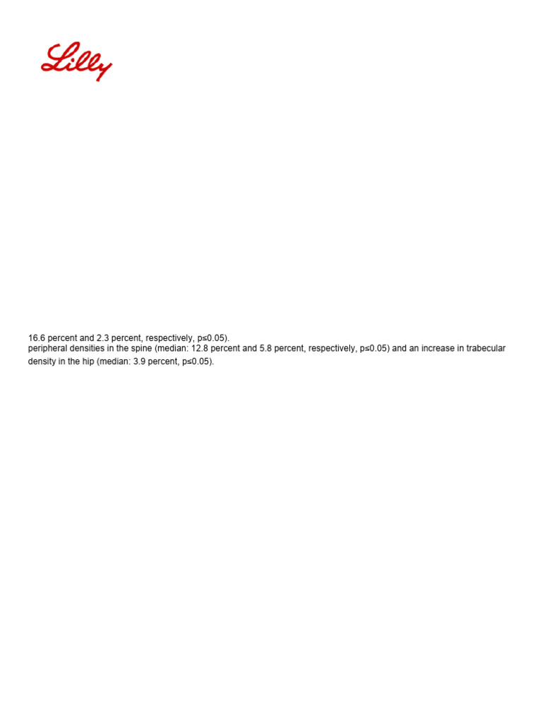 LLY News 2011-9-19 Product | PDF | Osteoporosis | Medical Specialties