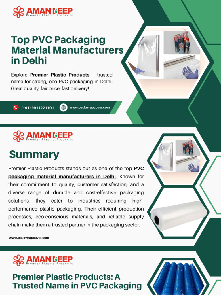Top PVC Packaging Maker in Delhi - Reliable & Durable | PDF