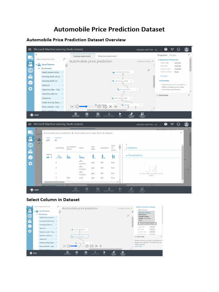 Automobile Price Prediction | PDF