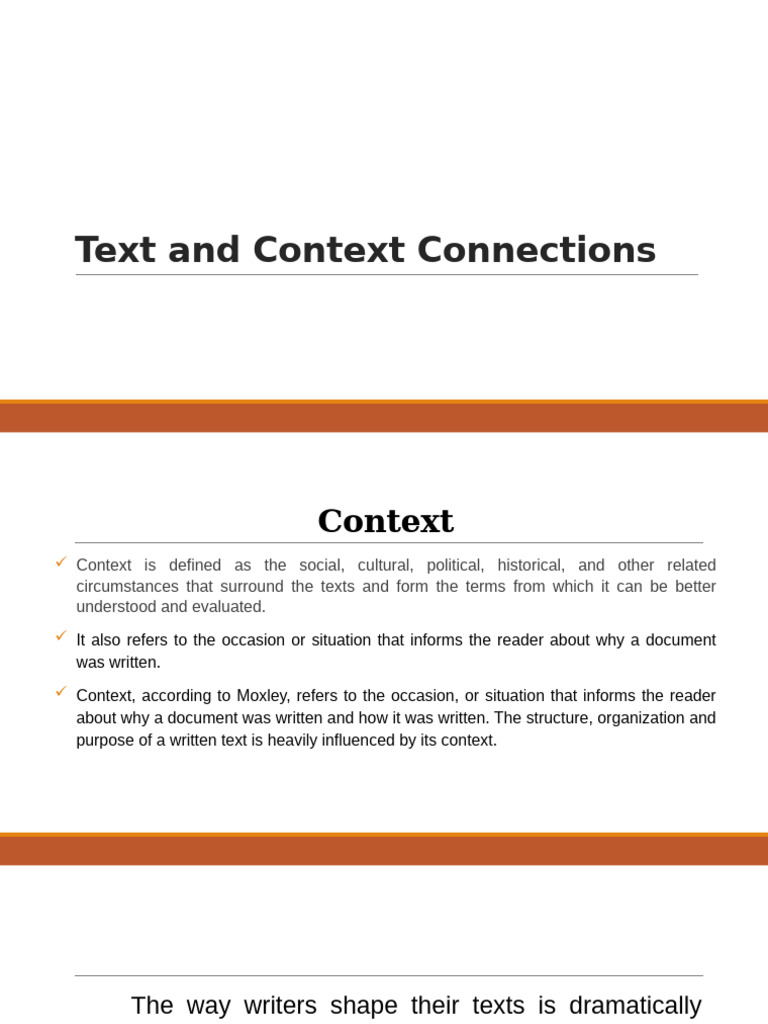 Context, Hyper & Intertext | PDF
