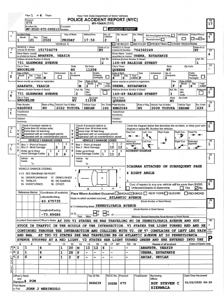 Accident Report | PDF