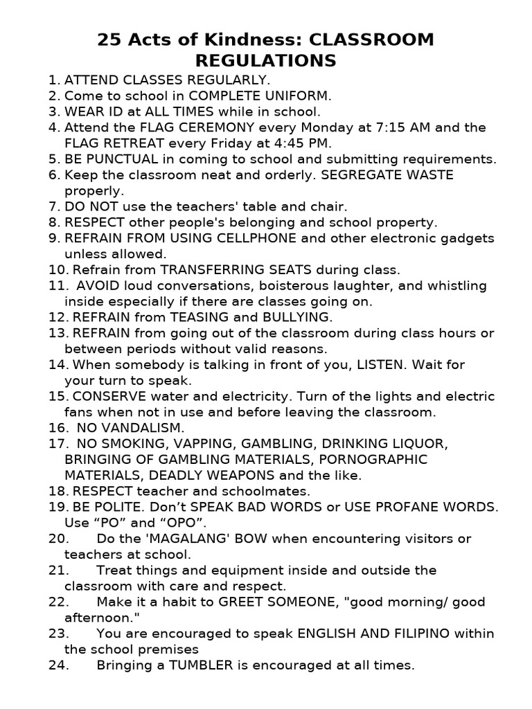 25 Acts of Kindness FINAL | PDF