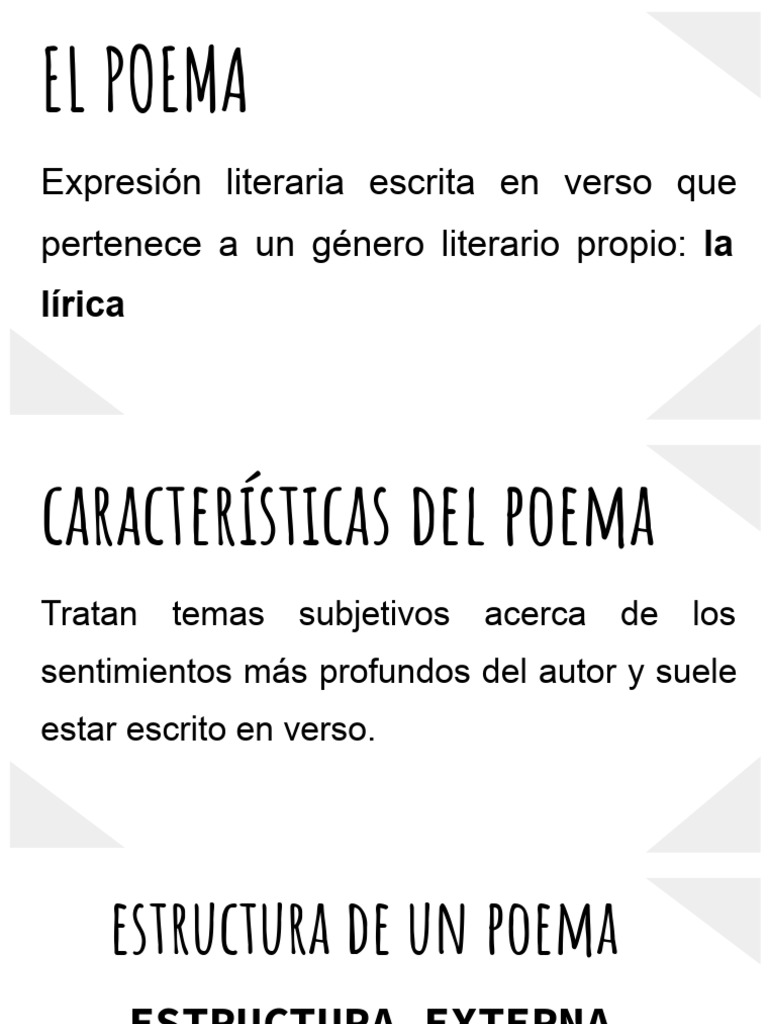 Estructura y métrica del poema | PDF | Metro (poesía) | Rima