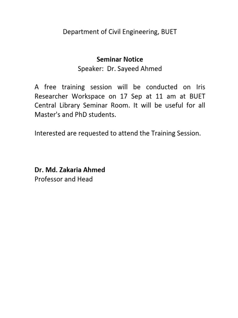 Training Session | PDF