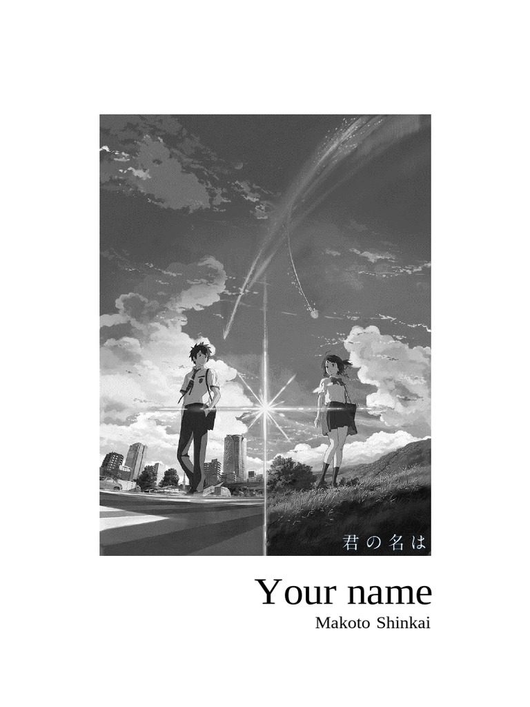 Novel "Your Name" oleh Makoto Shinkai | PDF
