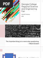 Zimbabwe Science Fair 2025 - Awardees | PDF | Science