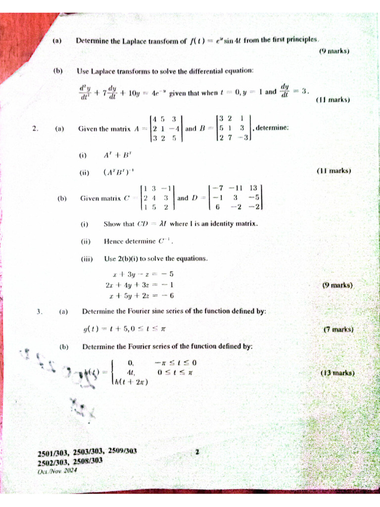 Eng Mathematics | PDF