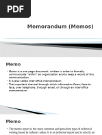 MEMO TYPES - Handout | PDF | Business