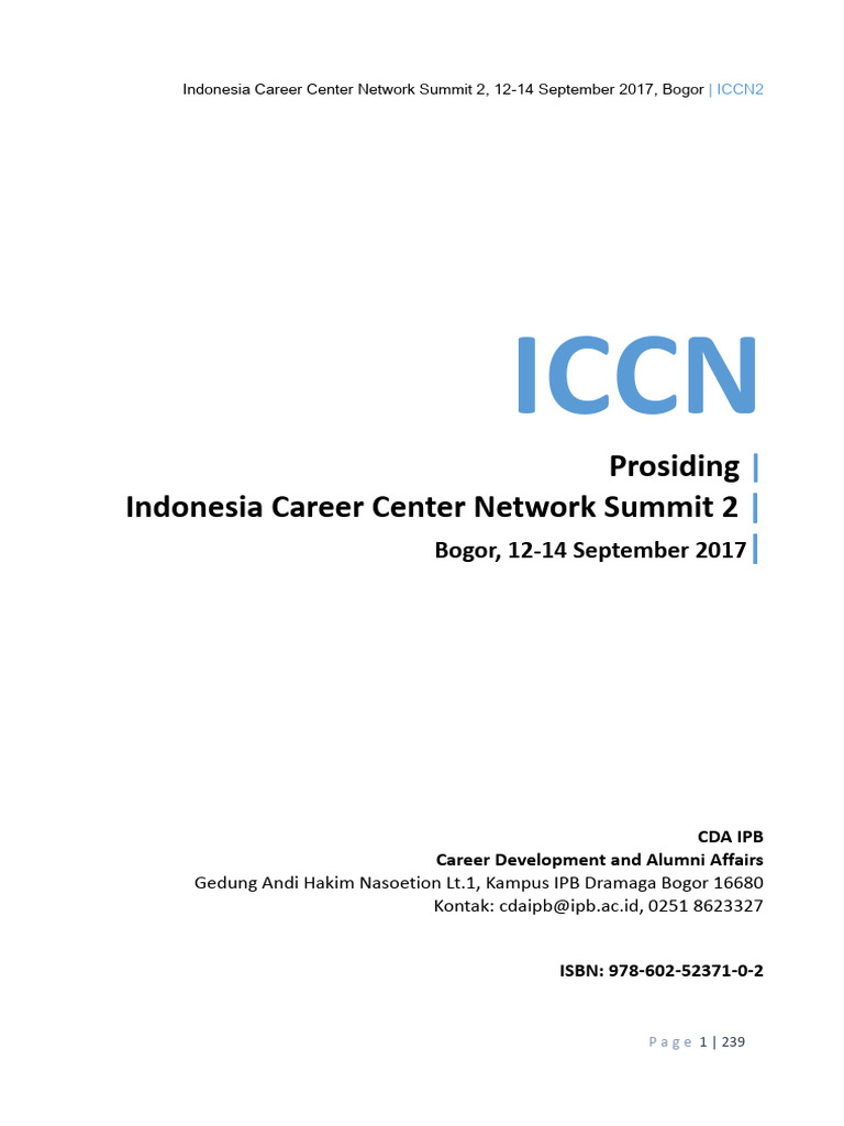 Prosiding ID CC Summit IPB 2018 (23082018) | PDF