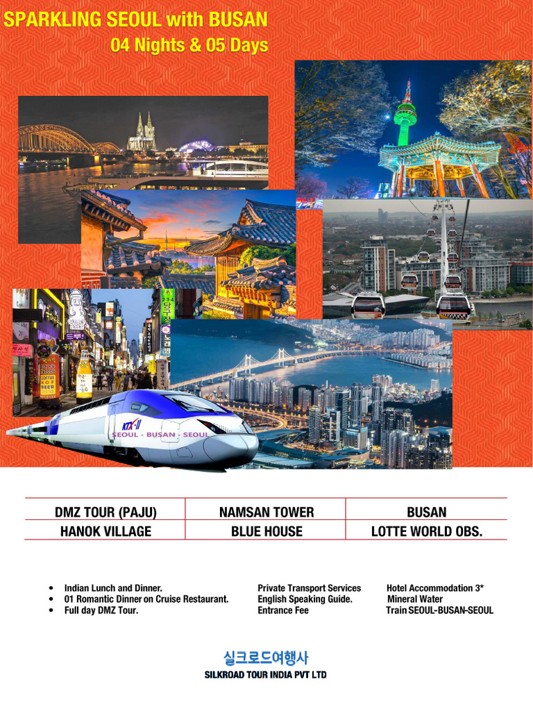 004 Itn 4n5d Sparkling Seoul With Busan | PDF