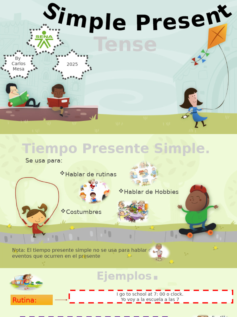 Simple Present Tense | PDF | Tipología Lingüística | Semántica