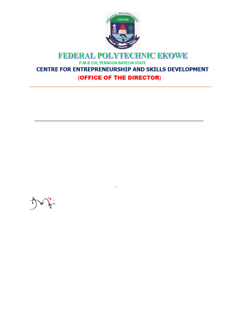 Memo On Edc Skill Training | PDF