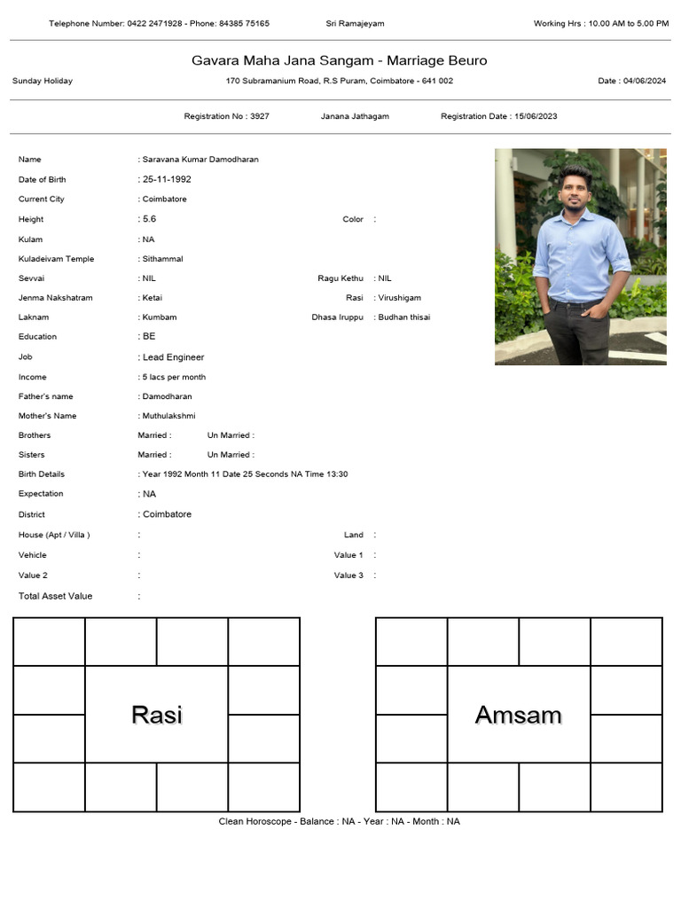 Rasi Amsam | PDF
