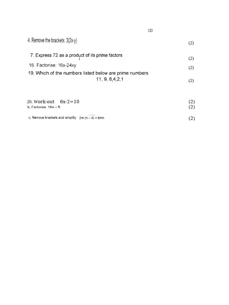 JC Math | PDF
