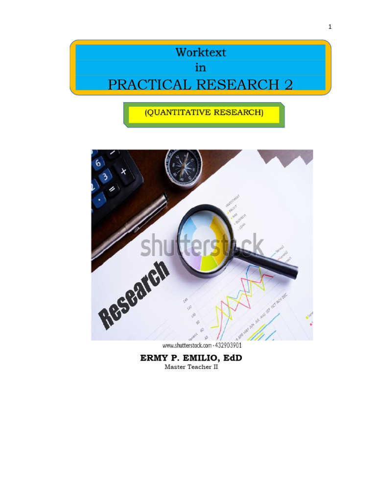 E Chapter 1 Edited June 2025 | PDF | Quantitative Research | Experiment